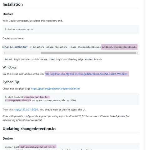 How To Update While Using Portainer Dgtlmoon Changedetection Io Discussion GitHub