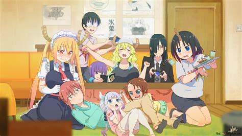 Miss Kobayashi Dragon Maid Anime 4k Wallpaper Download