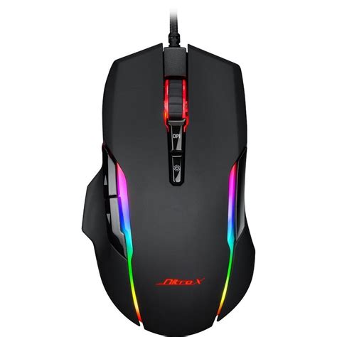 Mouse Gaming Inter Tech Mouse Gaming Nitrox Gt 200 Negru Iluminare Rgb