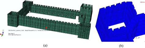A The Mesh Of Finite Elements Model And B Detail Of Finite Download Scientific Diagram