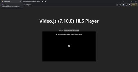 hls streaming not working on chromium 53 68 · issue 8266 · videojs