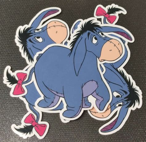 3 Inch Whimsical Eeyore Walking Pose Stickers Water Weather Etsy