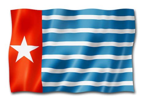 Premium Photo Papua West New Guinea Aboriginal Flag