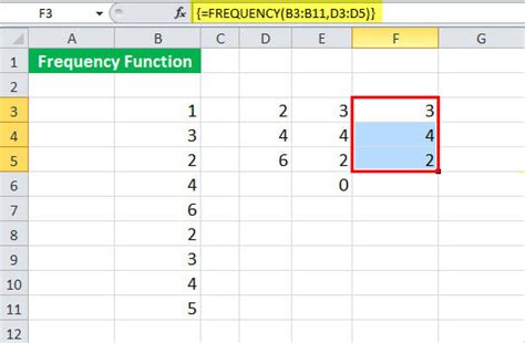 FREQUENCY Excel Function How To Use Easy Steps