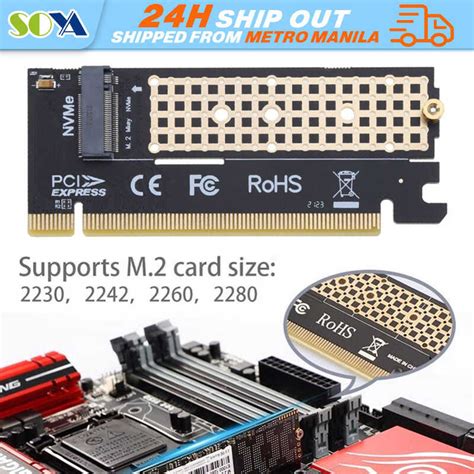 X16 Pci E To M2 Convert Nvme Adaptor M2 Interface X4 Pcie Adapter Pci