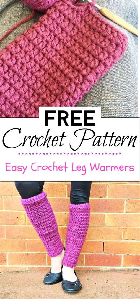 Easy Crochet Leg Warmers Crochet Leg Warmers Free Pattern Crochet