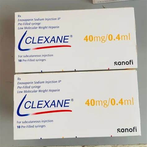 40mg Clexane Injection At ₹ 400box Clexane Injection In Ahmedabad Id 2855320306748