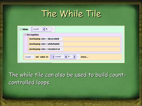 ch 4 logical structures in alice ppt technology and computing