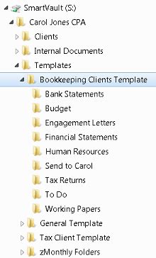Creating A Folder Structure Or Template SmartVault