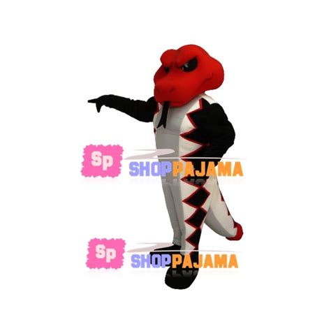 Toxic Patterned Python Mascot Costume