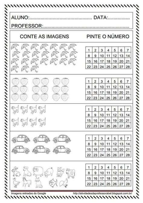 Atividades Com Numeros Ate 30