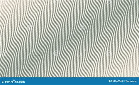 Parallel Hatching Wavy Lines Halftone Pattern Abstract Vector Striped