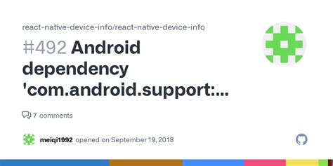Android Dependency Comandroidsupportsupport V4 Has Different Version For The Compile 261
