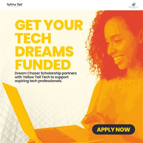 Fantastic Update Yellow Tail Tech Has Been Granted A 50 000 Scholarship From The Dream Chaser