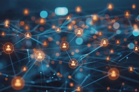 Digital Technology Connecting To Global Business Networks Data Analysis Social Media Marketing