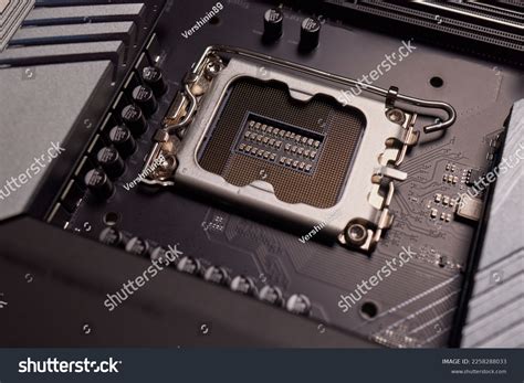 Computer Motherboard Empty Open Cpu Socket Stock Photo 2258288033 Shutterstock