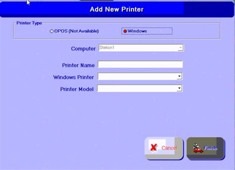 Printer Configuration Hungerrush