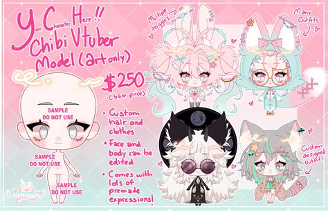 Ych Mini Chibi Model By 🌸kinnimin Kinnimin Vgen