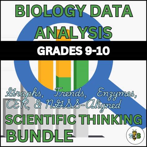 Biology Data Analysis And Scientific Thinking Bundle By Busy B Biology