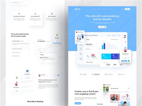 Sass Landing Ui By Ofspace Uxui On Dribbble