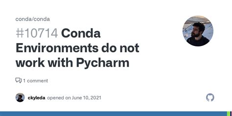 Conda Environments Do Not Work With Pycharm Issue 10714 Conda Conda GitHub