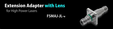 Extension Adaptor With Lens Canare Optical Fiber Products For High Power Lasers