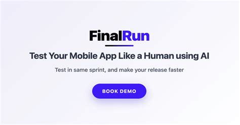 Finalrun Catch Every Bug Before Your Users Do