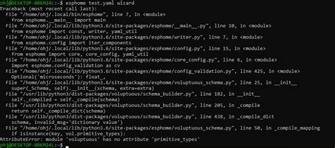 Esphome Fails To Start Produces A TypeError Issue Esphome Issues GitHub