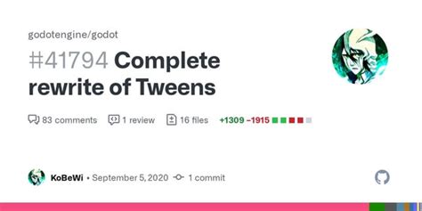 Tweens Are Getting A Rewrite In 40 See This Pr For New Features And Write Your Questions And