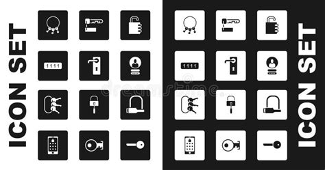 Set Safe Combination Lock Door Handle Password Protection Bunch Of