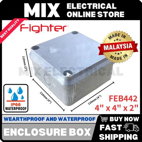 4x4x2 Weatherproof Outdoor Enclosure Box Ip66 Junction Box Pvc
