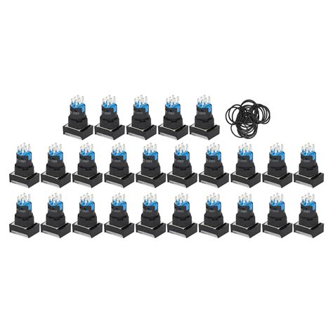 Ticfox 25 Unidades De Interruptores De Botón Para Equipos Industriales Ticfox 25 Unidades De Interruptores De Botón Para Equipos Industriales