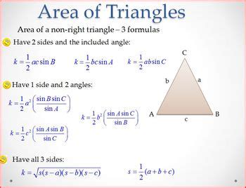 Area Of Non Right Triangles By Rita Rhinestone Tpt