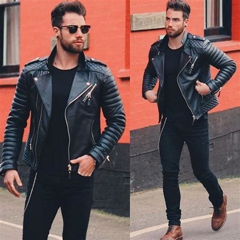 Chaqueta De Cuero Negra Cafe She She