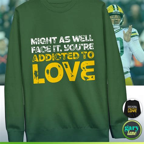 Jordan Love Quarterback Addicted To Love Crew Neck Sweatshirt Green