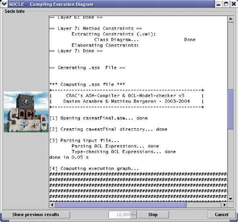 s ocl e screenshot verifying ocl constraint download scientific diagram