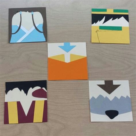 Avatar The Last Airbender Door Decs Katara Toph Aang Zuko And Appa