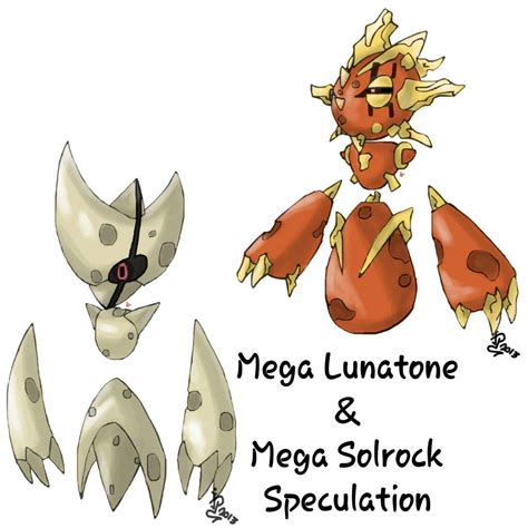 Lunatone And Solrock Mega Speculation Pokémon Amino