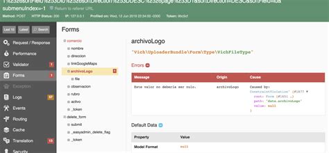 Validators Perform Always Issue EasyCorp EasyAdminBundle GitHub