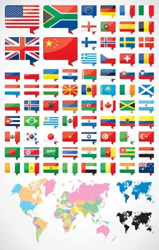 Political Map Of The World Royalty Free Vector Image