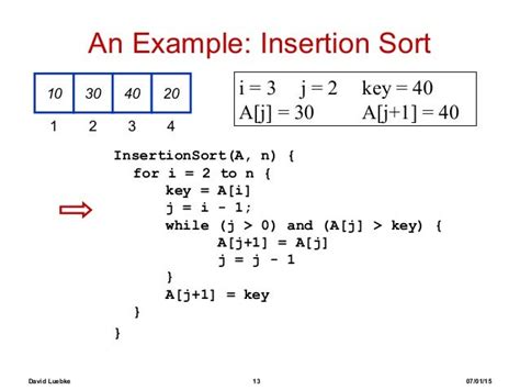 insertion sort