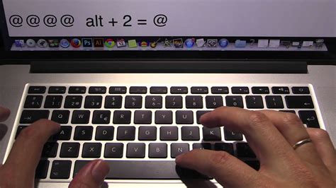 ¿cómo Pongo El Arroba En Una Mac