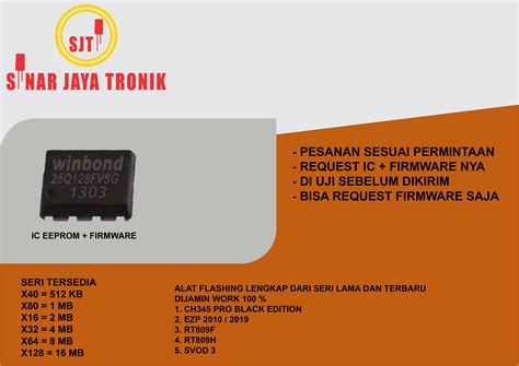 Ic Eeprom Firmware Sinar Jaya Tronik