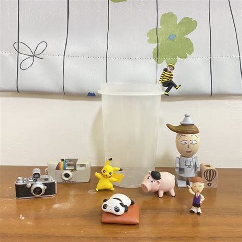 扭蛋 公仔 相機皮卡丘奧德杯緣子花輪趴趴熊玩具總動員火腿 附扭蛋殼 蝦皮購物