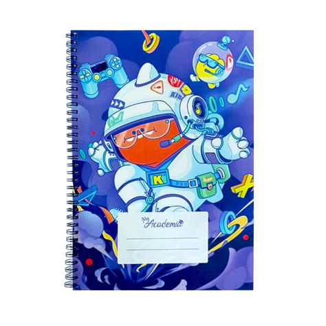 Spiral Notebook A4 120 Sheets Ruled Astronaut My Academia Myacademia