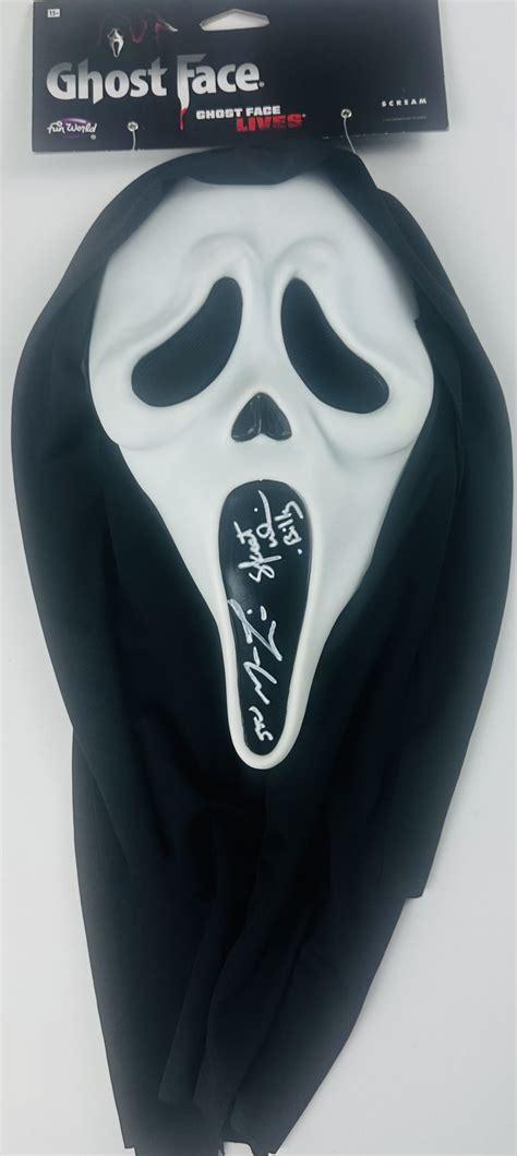 Matthew Lillard Skeet Ulrich Signed Ghostface Scream Mask Autograph Bas