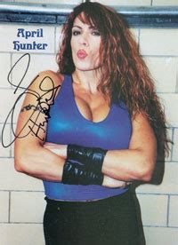 The Wrestling Fanatic Autograph April Hunter