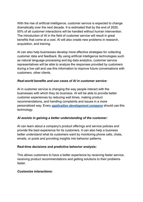 Ppt How Is Artificial Intelligence Reshaping The Customer Industry