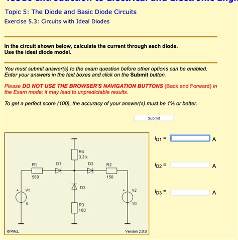 Solved Topic 5 The Diode And Basic Diode Circuits Exercise