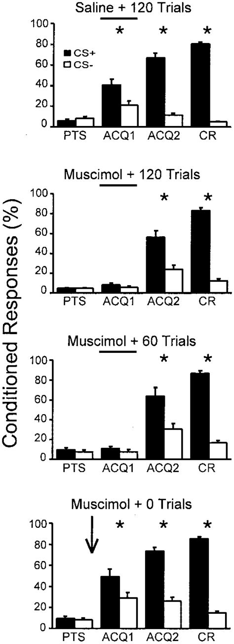 Percentage Of Conditioned Avoidance Responses Crs Performed By Download Scientific Diagram